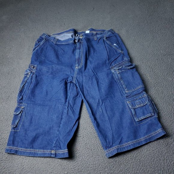 liberty | Shorts | Liberty Blues Denim Cargo Jean Shorts Big Mens 44 X7 ...